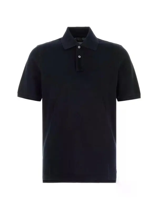 Fedeli Piquet Polo Shirt - Blue