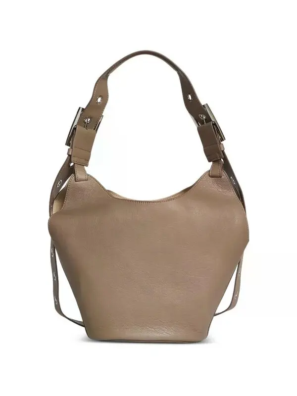 DONDUP Small Leather Tote Bag - Neutrals