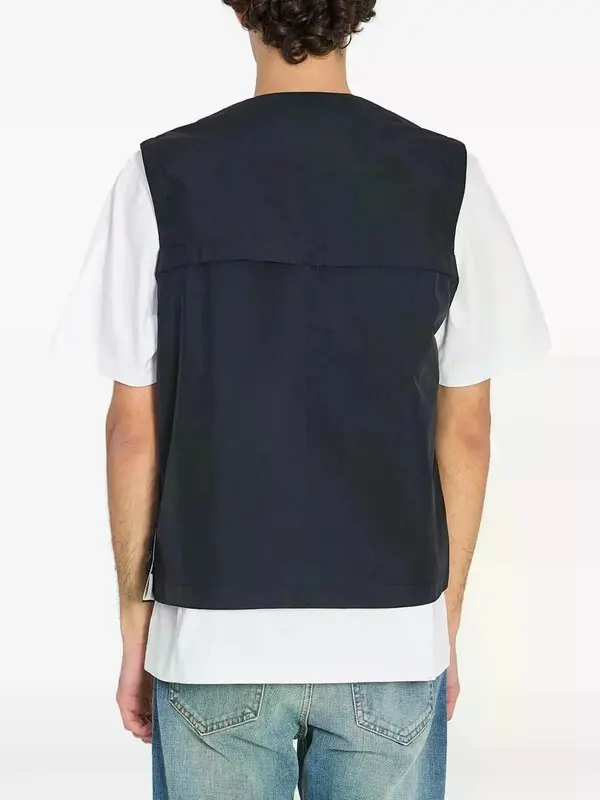 Stone Island Metal Lamina Poly Ripstop Vest - Blue