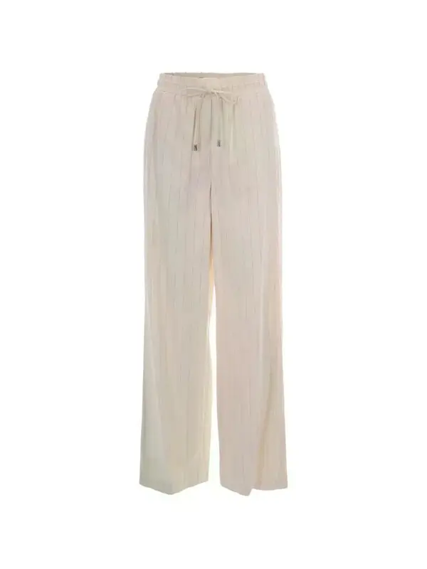 Liu Jo Striped Drawstring Trousers