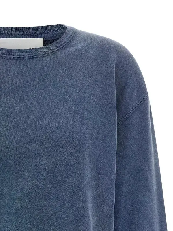 MARANT ETOILE Zae Wrap-style Sweat Dress - Blue