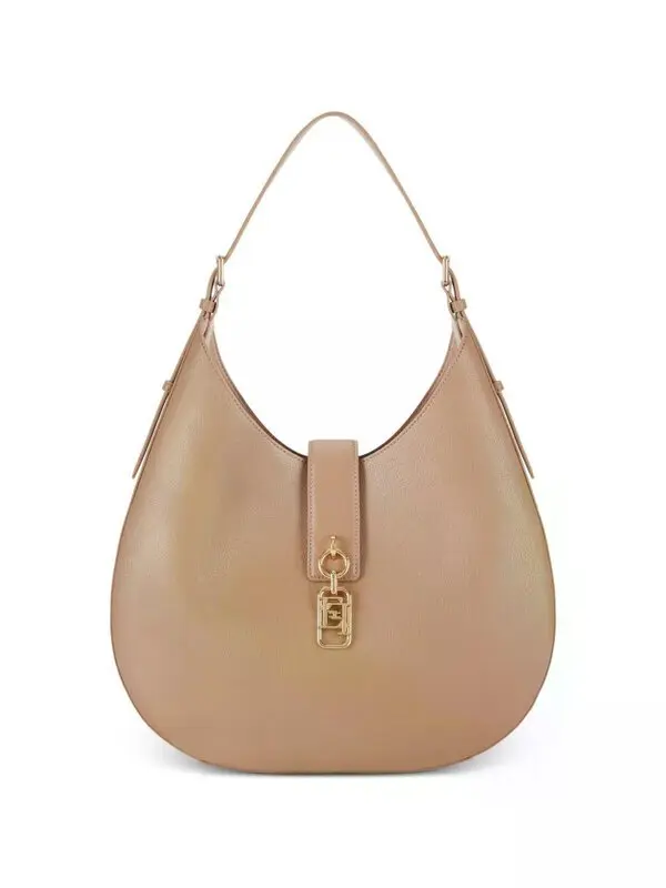Elisabetta Franchi Round Bag With Charm Detail
