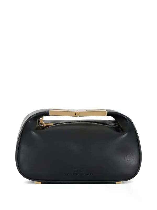 Elisabetta Franchi Logo Mini Bag - Black