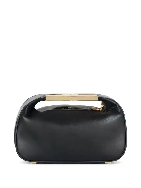 Elisabetta Franchi Logo Mini Bag - Black