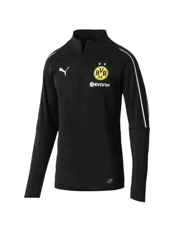 PUMA Borussia Dortmund Logo-print T-shirt - Black