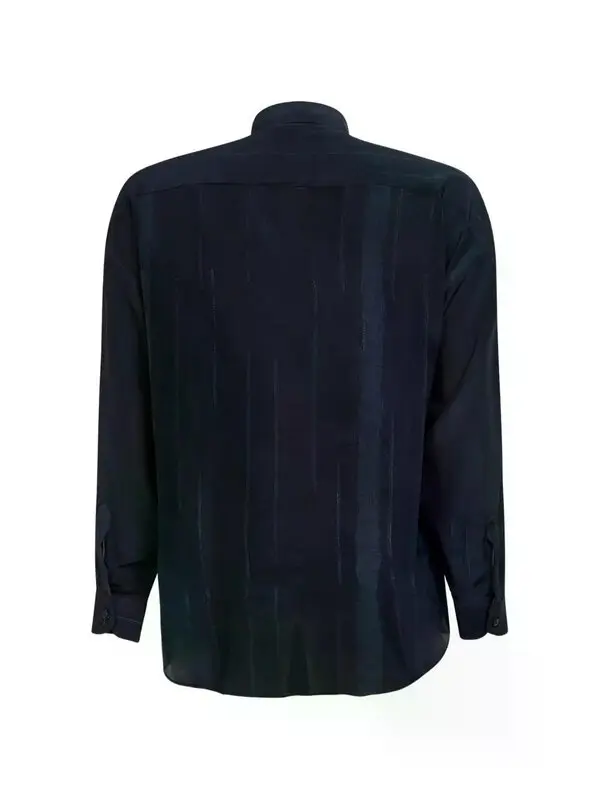 COSTUMEIN Striped Silk Shirt - Blue