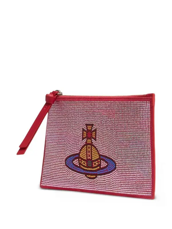 VIVIENNE WESTWOOD Leather Clutch Bag