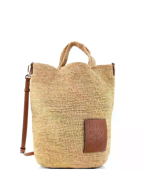 Loewe Slit Straw Small Tote Bag