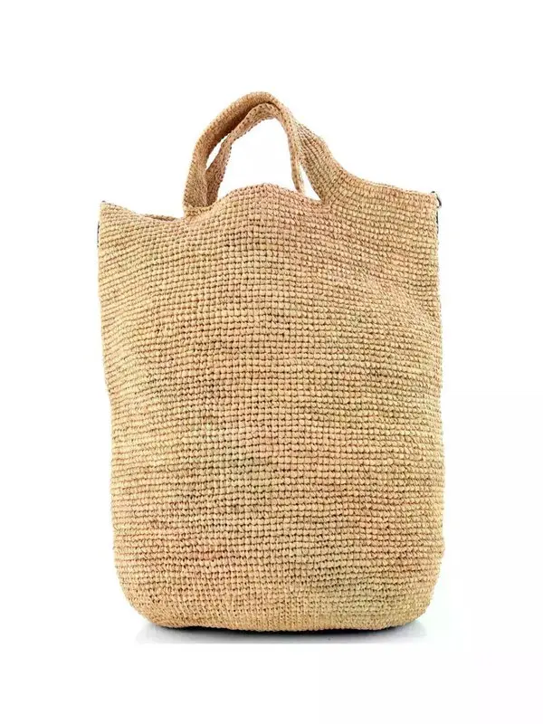 Loewe Slit Straw Small Tote Bag