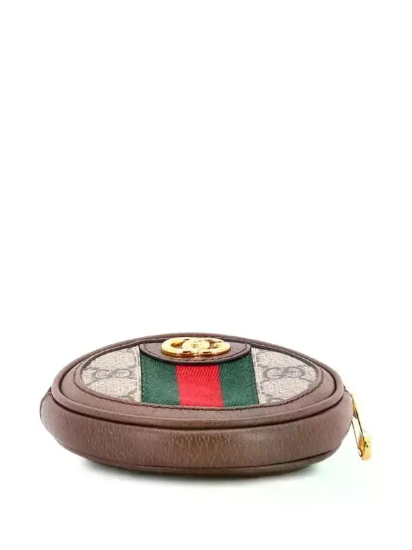 Gucci Ophidia Round Gg Coated Canvas Mini Backpack