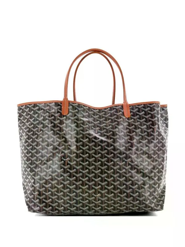 Goyard Saint Louis Coated Canvas Gm Tote Bag - Brown