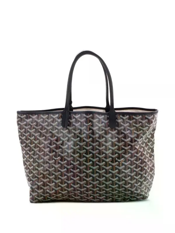 Goyard Saint Louis Coated Canvas Pm Tote Bag - Black