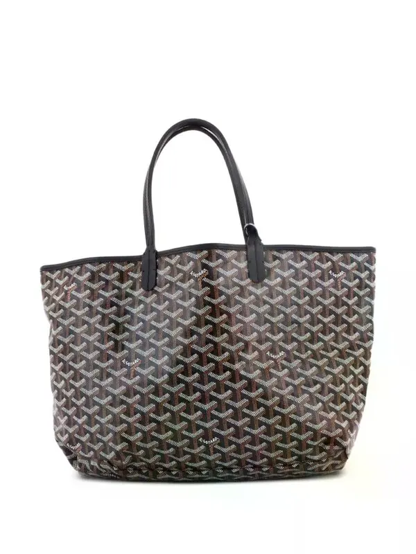 Goyard Saint Louis Coated Canvas Pm Tote Bag - Black