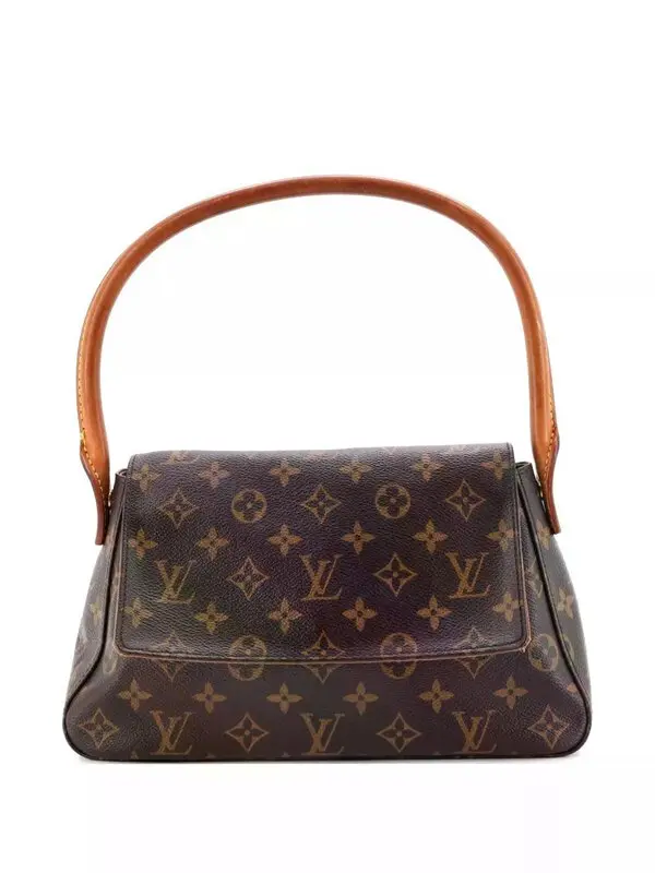 LOUIS VUITTON Looping Handbag Monogram Canvas Mini Satchel