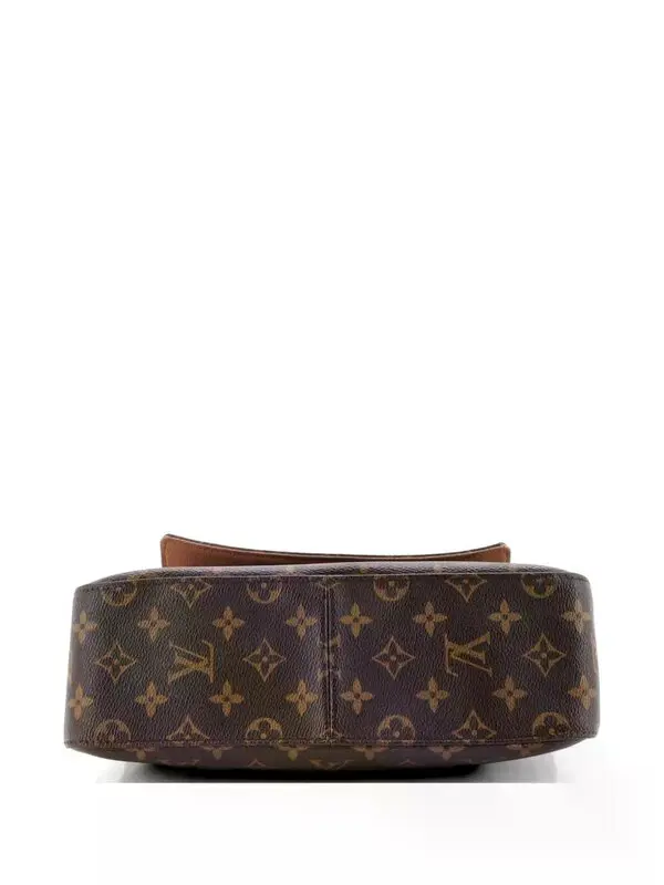LOUIS VUITTON Looping Handbag Monogram Canvas Mini Satchel