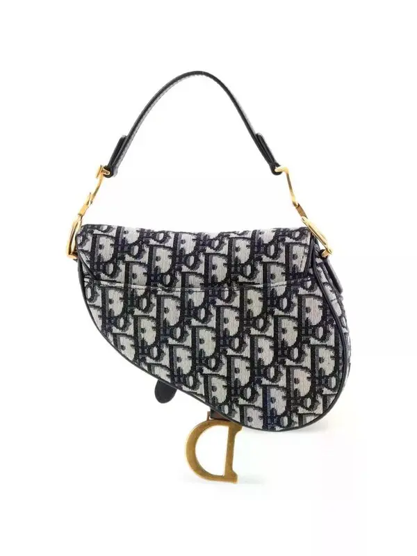 Dior Saddle Handbag Oblique Canvas Mini Shoulder Bag