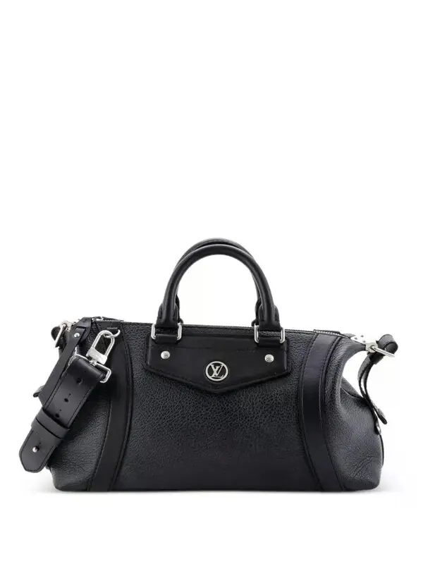 LOUIS VUITTON Biker Satchel Pm Leather Bag - Black