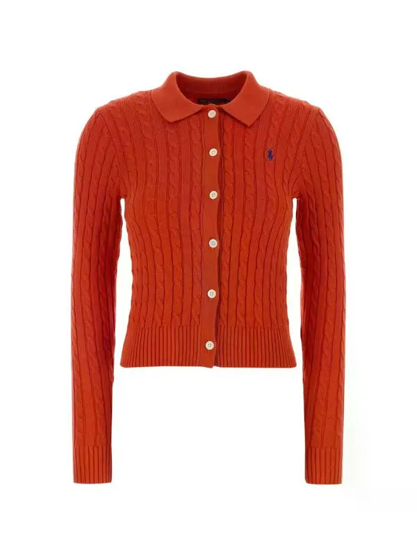 Polo Ralph Lauren Cable-knit Collared Cardigan