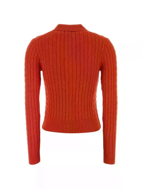 Polo Ralph Lauren Cable-knit Collared Cardigan