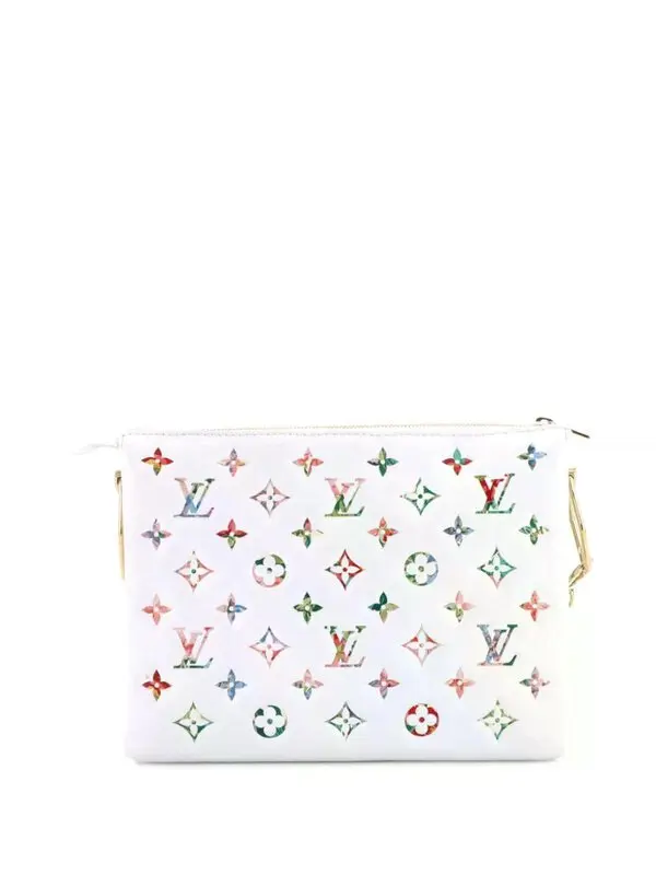 LOUIS VUITTON Coussin Pm Crossbody Bag Monogram Flower Embossed Lambskin - Neutrals