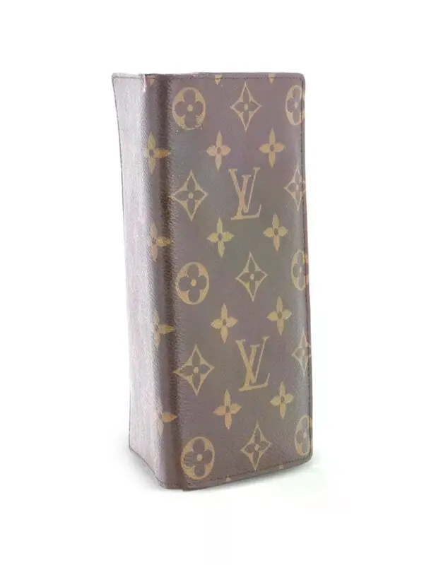 LOUIS VUITTON Brazza Wallet Monogram Canvas Small Wallets
