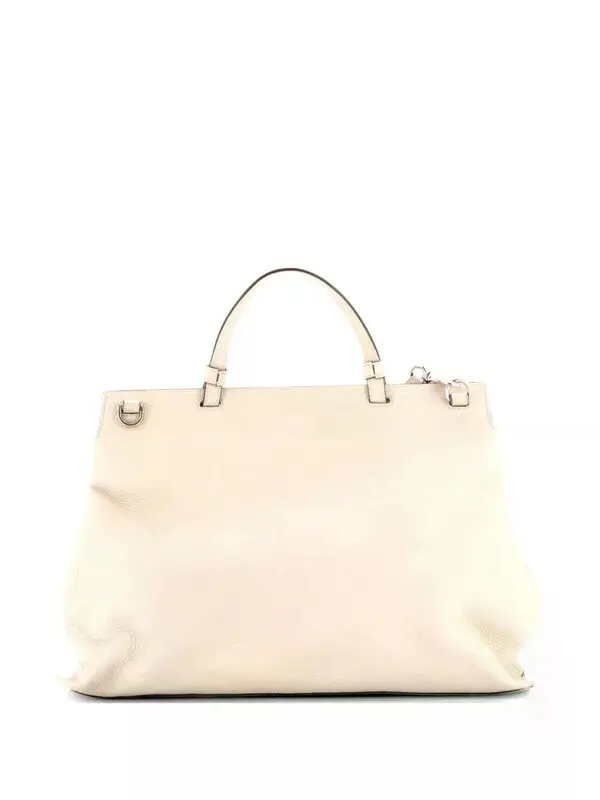 Gucci Bamboo Daily Top Handle Large Satchel - Neutrals