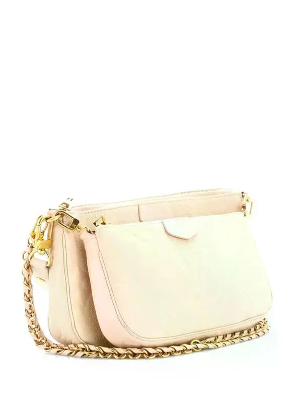 LOUIS VUITTON Multi Pochette Accessoires Monogram Empreinte Giant Crossbody Bag - Neutrals