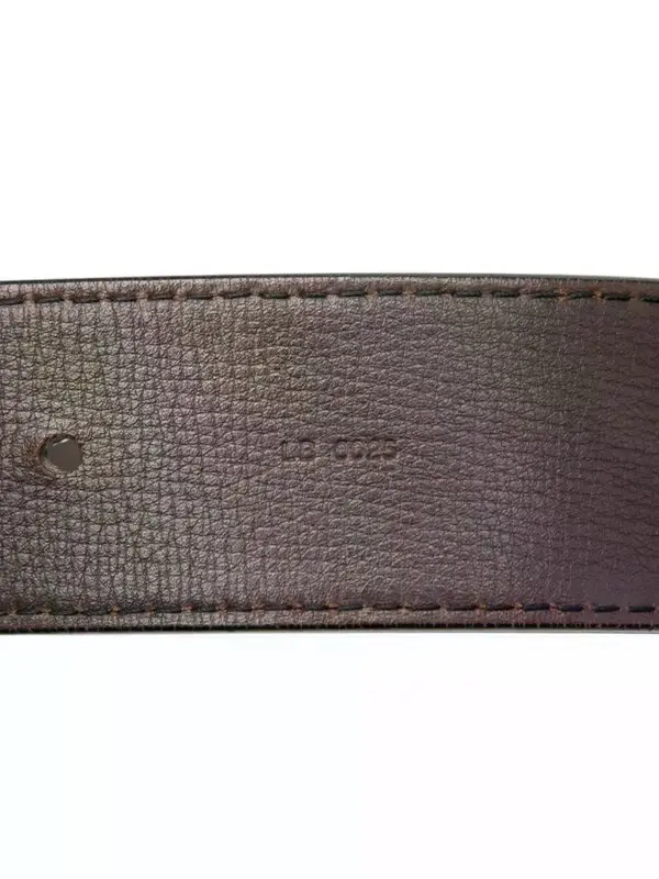 LOUIS VUITTON 2005 Initiales Leather Belt