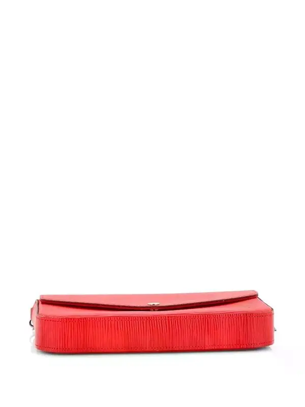 LOUIS VUITTON Felicie Pochette Epi Leather Crossbody Bag - Red