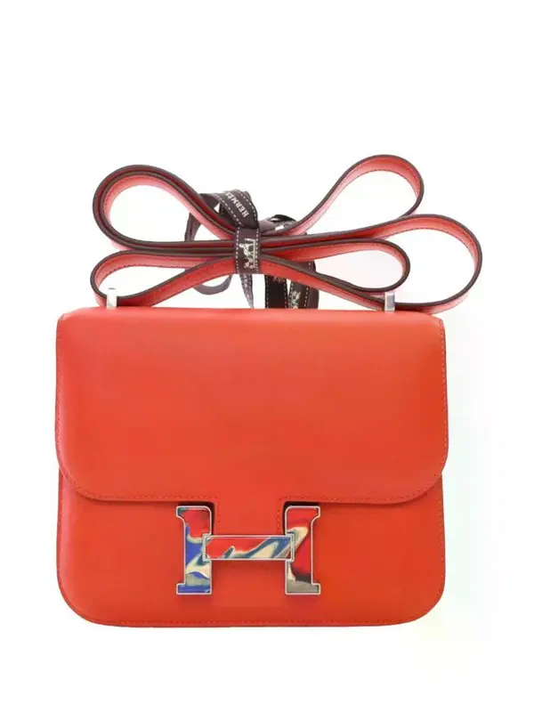 Hermès 2021 Mini Constance 18 Crossbody Bag - Orange
