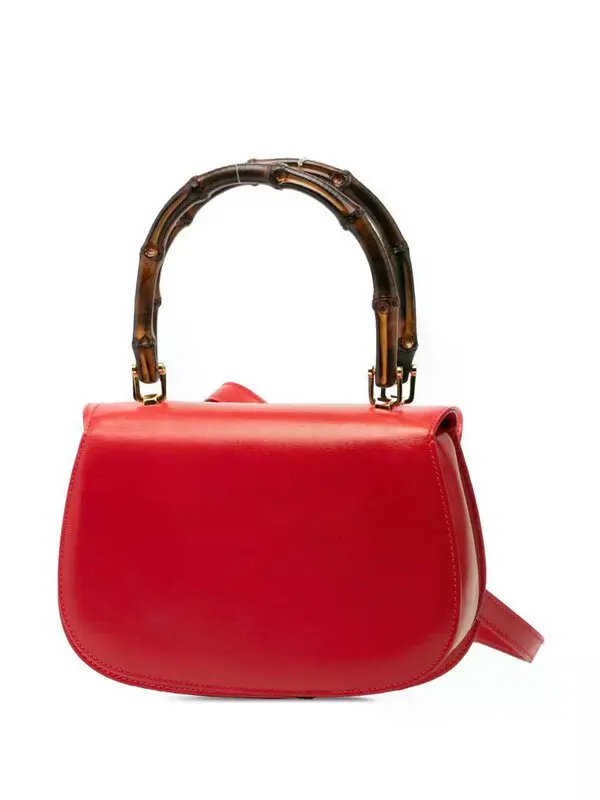 Gucci 20th Century Small Bamboo Night Satchel - Red