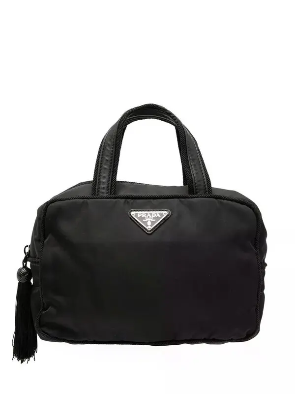 Prada Tessuto Tassel Handbag