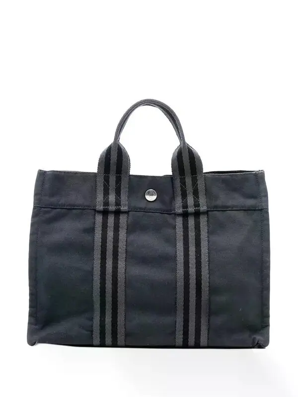 Hermès 1990-2010 Fourre Tout Pm Tote Bag - Black