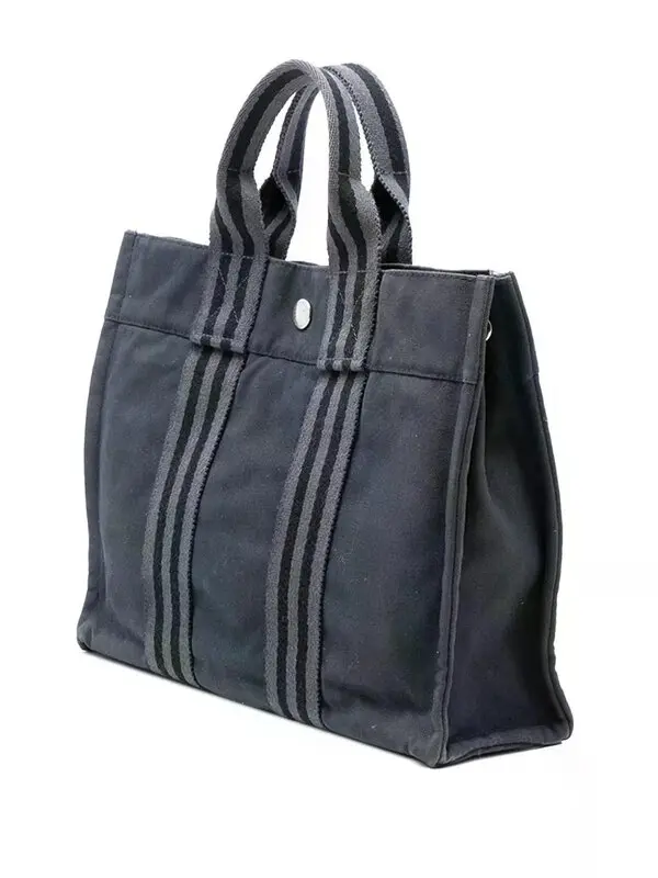 Hermès 1990-2010 Fourre Tout Pm Tote Bag - Black