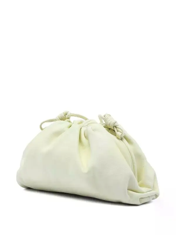Bottega Veneta 2012-2025 Lambskin The Mini Pouch Crossbody Bag - Yellow