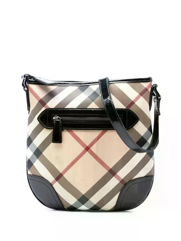Burberry Supernova Check Dryden Crossbody Bag - Brown