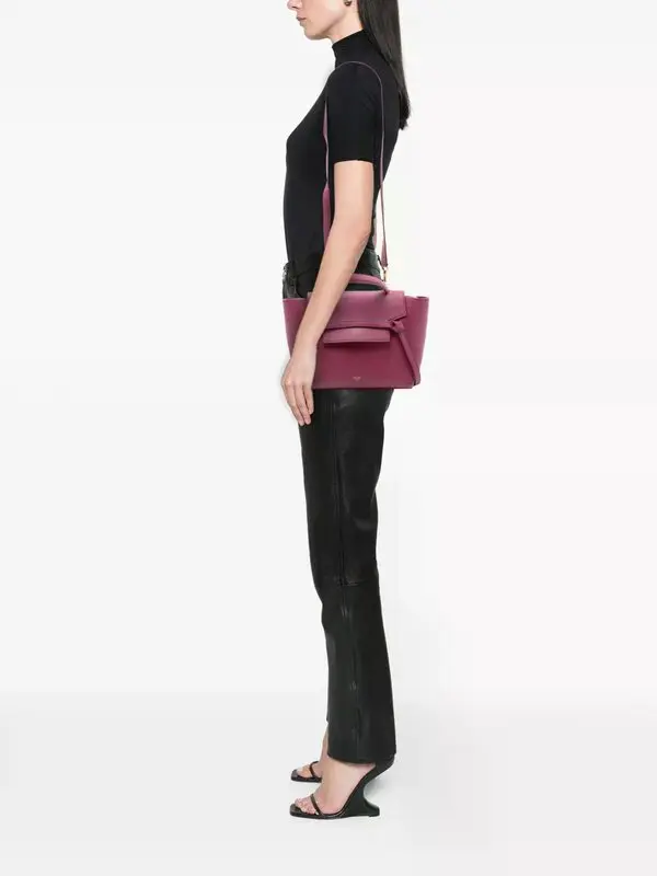 Celine 2017 Micro Grained Calfskin Belt Bag - Red