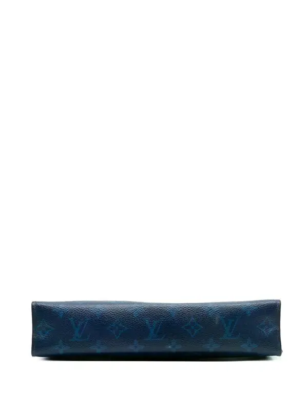 LOUIS VUITTON 2017 Monogram Pacific Split Pochette Voyage Mm - Blue