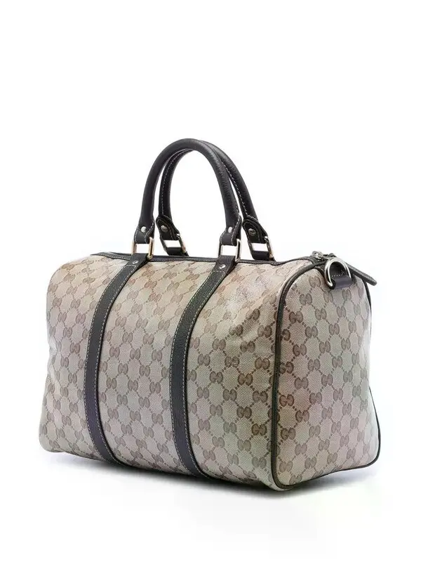Gucci Gg Crystal Joy Boston Bag - Brown