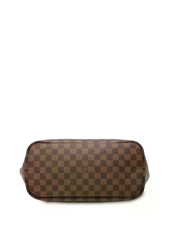 LOUIS VUITTON Damier Ebene Neverfull Mm Tote Bag - Brown