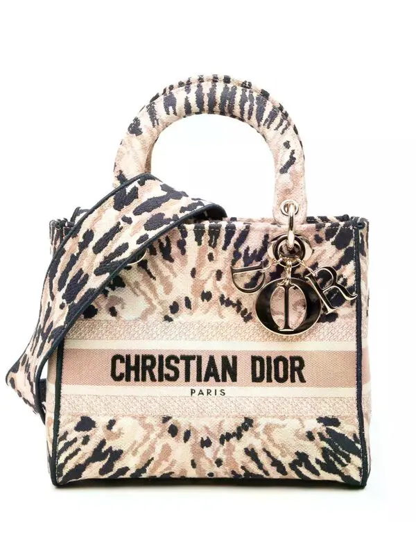 Dior 2020 Medium Lady D-lite Satchel - Pink