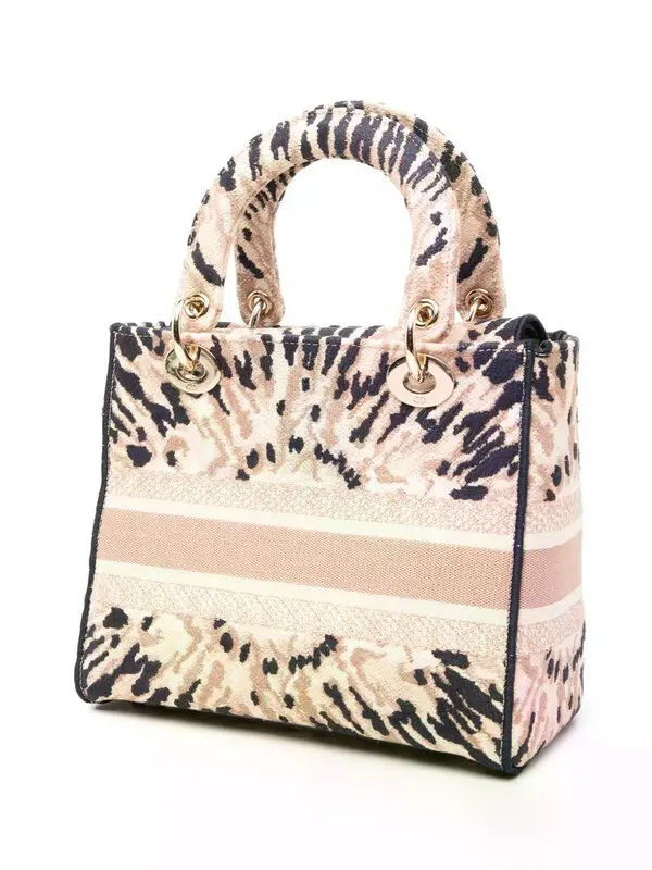 Dior 2020 Medium Lady D-lite Satchel - Pink