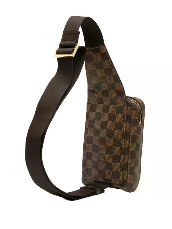 LOUIS VUITTON 2007 Damier Ebene Geronimos Crossbody Bag