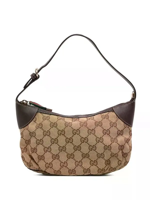 Gucci Gg Canvas Web Handbag