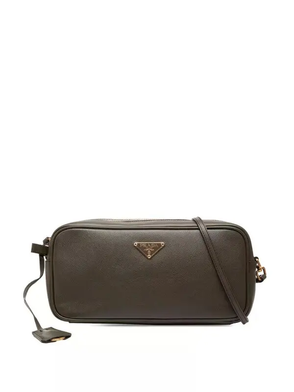 Prada Saffiano East West Shoulder Bag