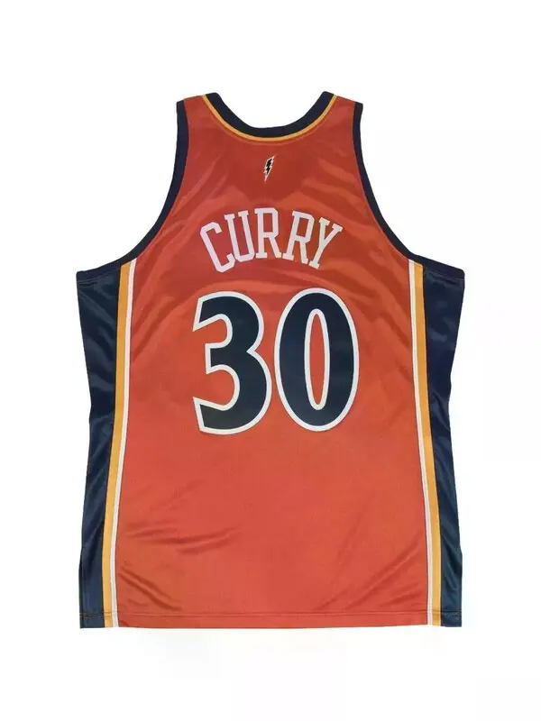 Mitchell & Ness X Nba Stephen Curry Golden State Warriors Authentic Jersey - Orange