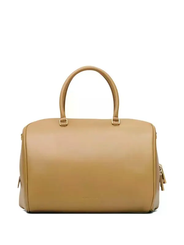 Marc Jacobs Logo-charm Leather Tote Bag - Brown