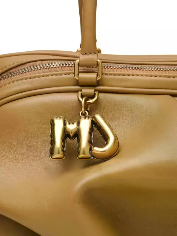 Marc Jacobs Logo-charm Leather Tote Bag - Brown