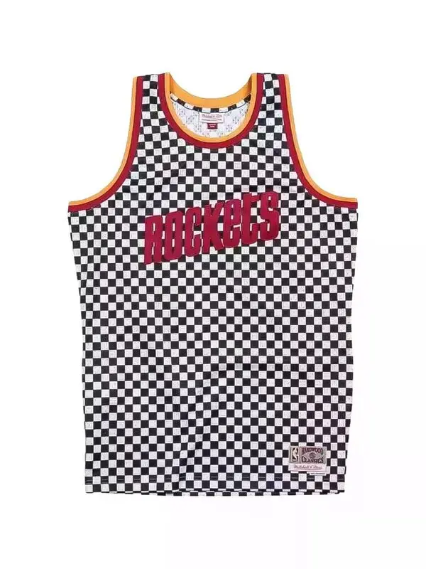 Mitchell & Ness Nba Houston Rockets Checked Jersey