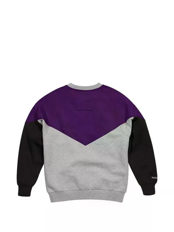Mitchell & Ness Nba Los Angeles Lakers Colourblock Sweatshirt - Grey